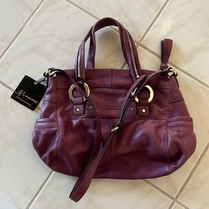 b. makowsky | Bags | Purple Genuine Leather B Makowsky Handbag | Poshmark